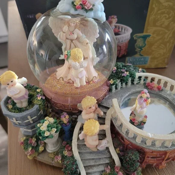 Cherub Snow Globe